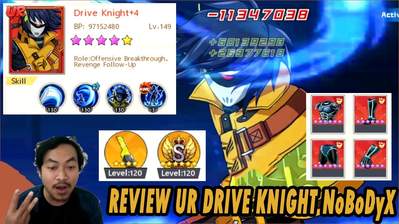 🔥🔥REVIEW UR DRIVE KNIGHT MILIK NoBoDyX!! BP 100JUTA GILA [1.8M DAMAGE ...