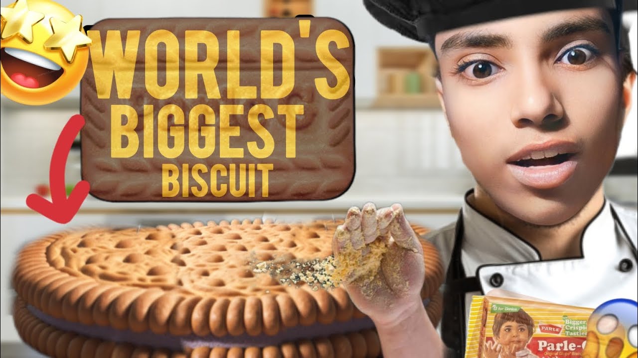 I MADE WORLD'S BIGGEST BISCUIT EVER - CHALLENGE FOR ME ! - YouTube