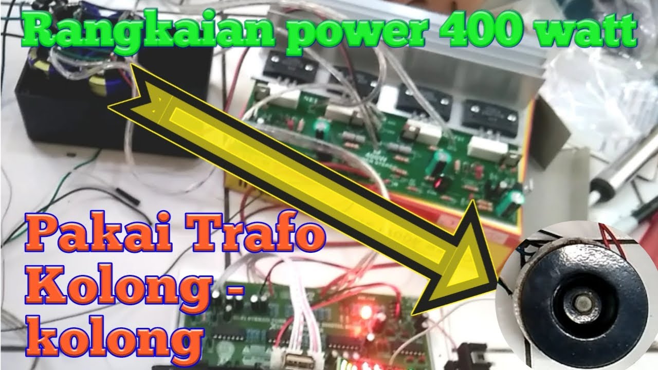 CARA RAKIT POWER 4OO WATT - YouTube