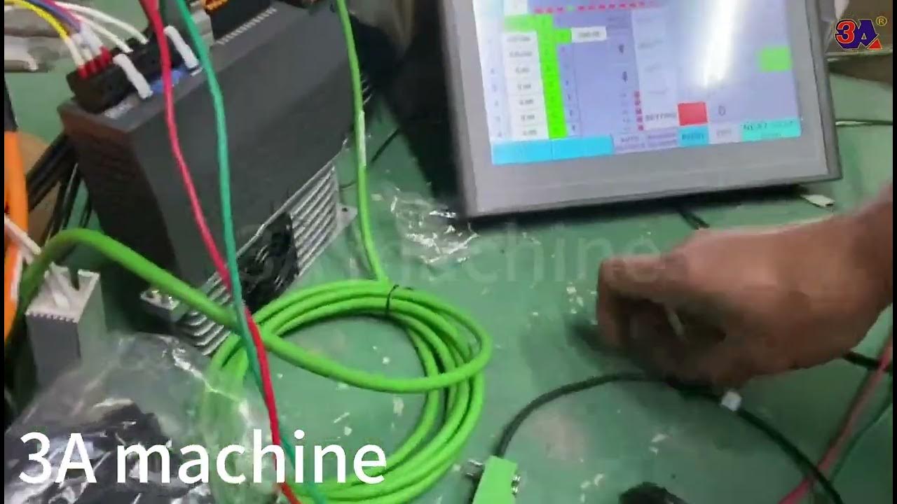 Test the paper cutting machine program control system#guilotine# ...