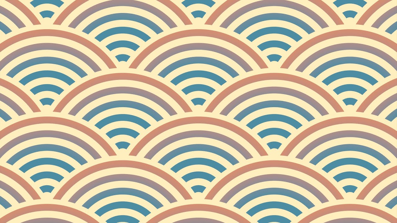 Seigaiha Pattern - YouTube