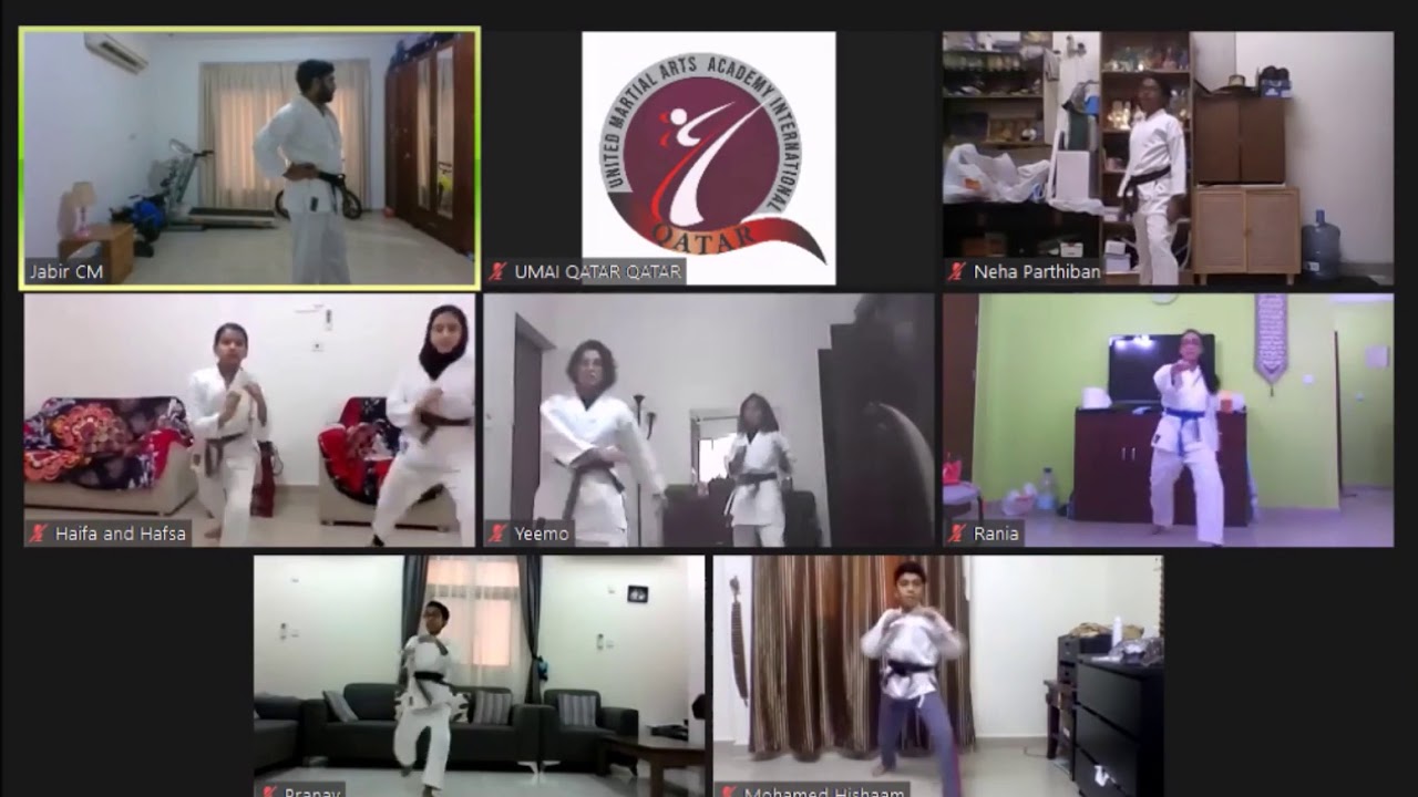 UMAI QATAR KARATE ONLINE CLASS - YouTube