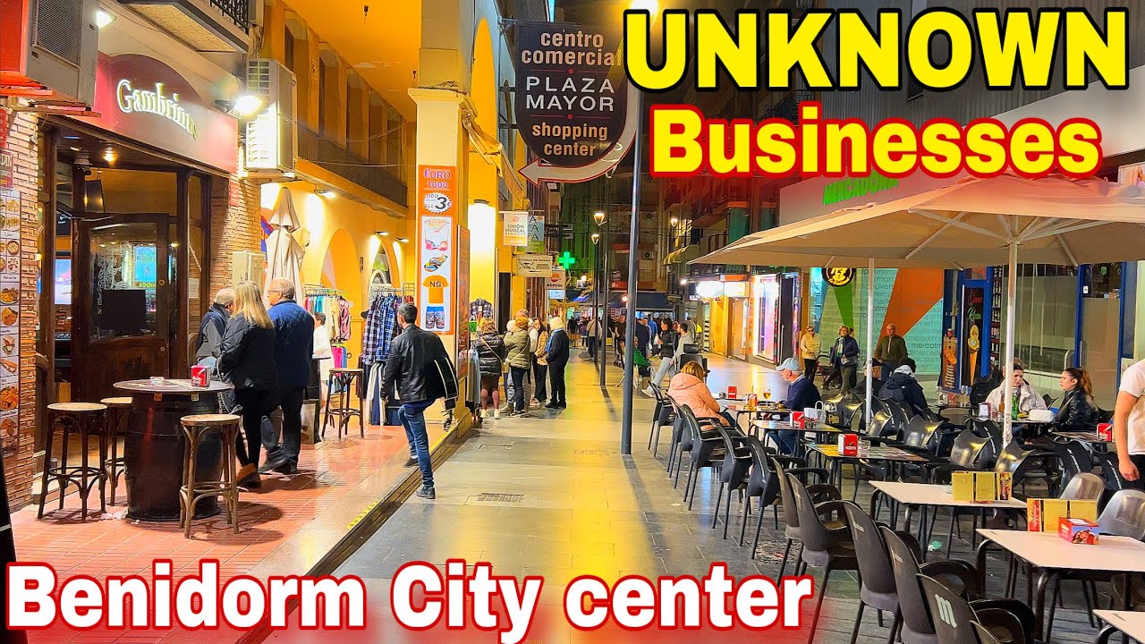 Monday Night in Benidorm: UNKNOWN Businesses Revealed! 👀 #benidormbyana ...