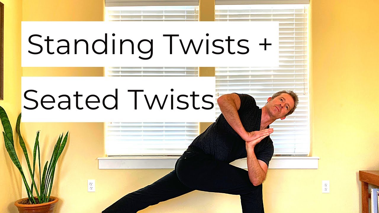 Standing Twists + Seated Twists - YouTube