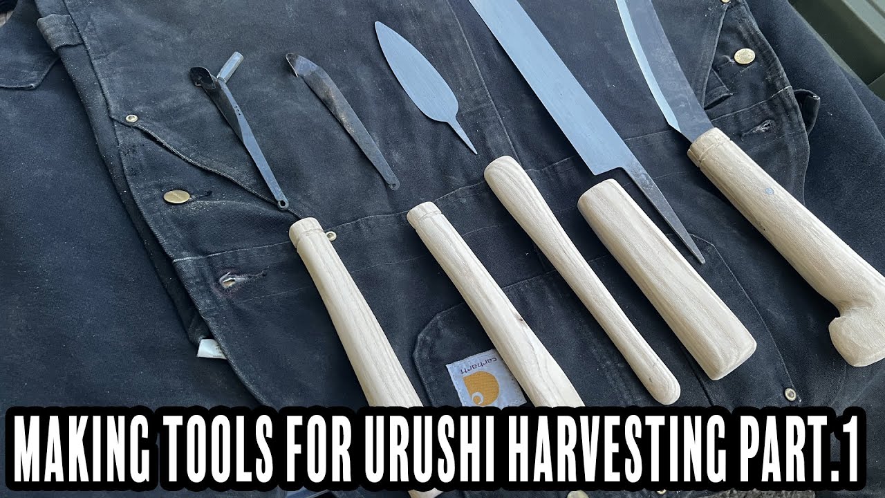 【Vlog#10】漆を掻くための道具作りパート①│Making tools for Urushi harvesting part.1 ...