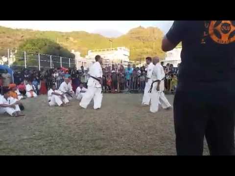 Karate kyokushinkai Mauritius - YouTube