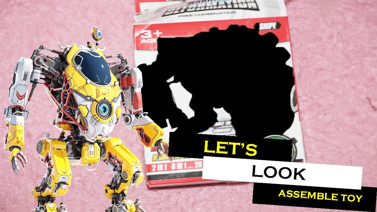 Assembling Yellow Robot - My Favorite very easy and very fun - YouTube