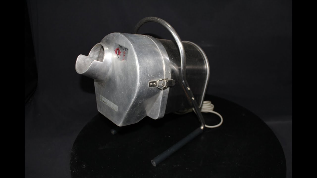 07/05/202B ハッピー工業 OROSEE 大根 おろし機 RHG-15 動作確認 - YouTube