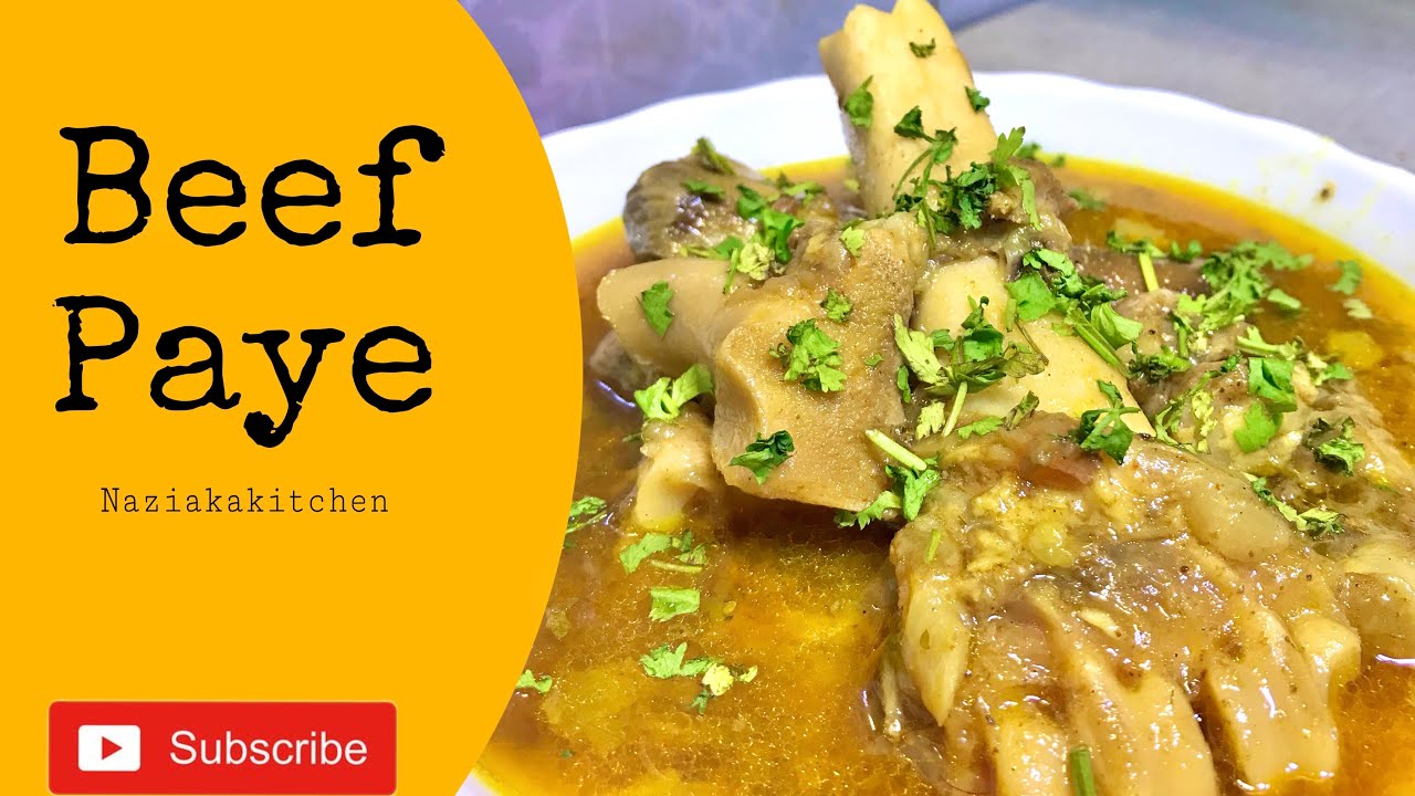 Beef paya recipe by naziakakitchen | beef paya | bare ke paye | winter ...