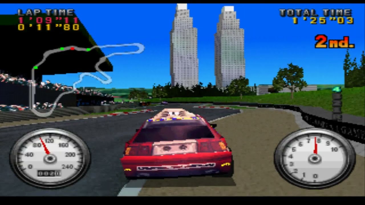 Racing PS1 Gameplay - YouTube