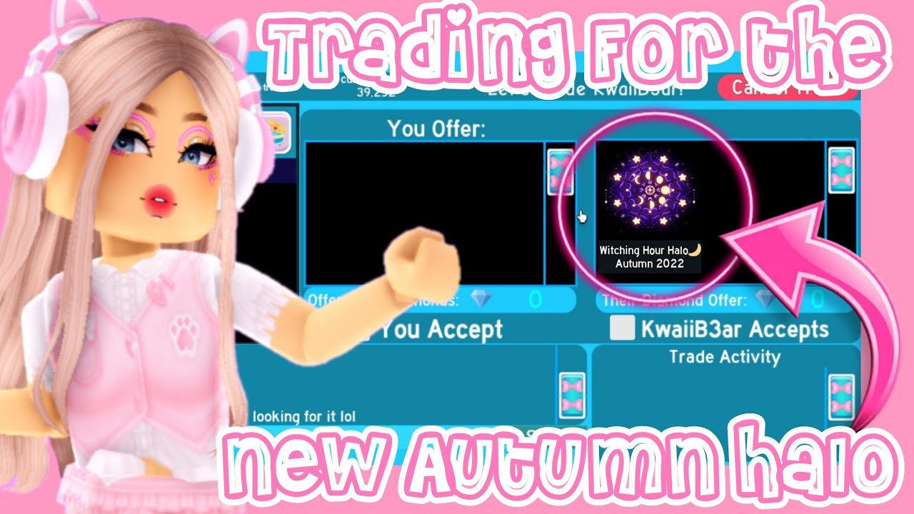 TRADING FOR THE NEW WITCHING HOUR AUTUMN HALO!! ROYALE HIGH TRADING ...