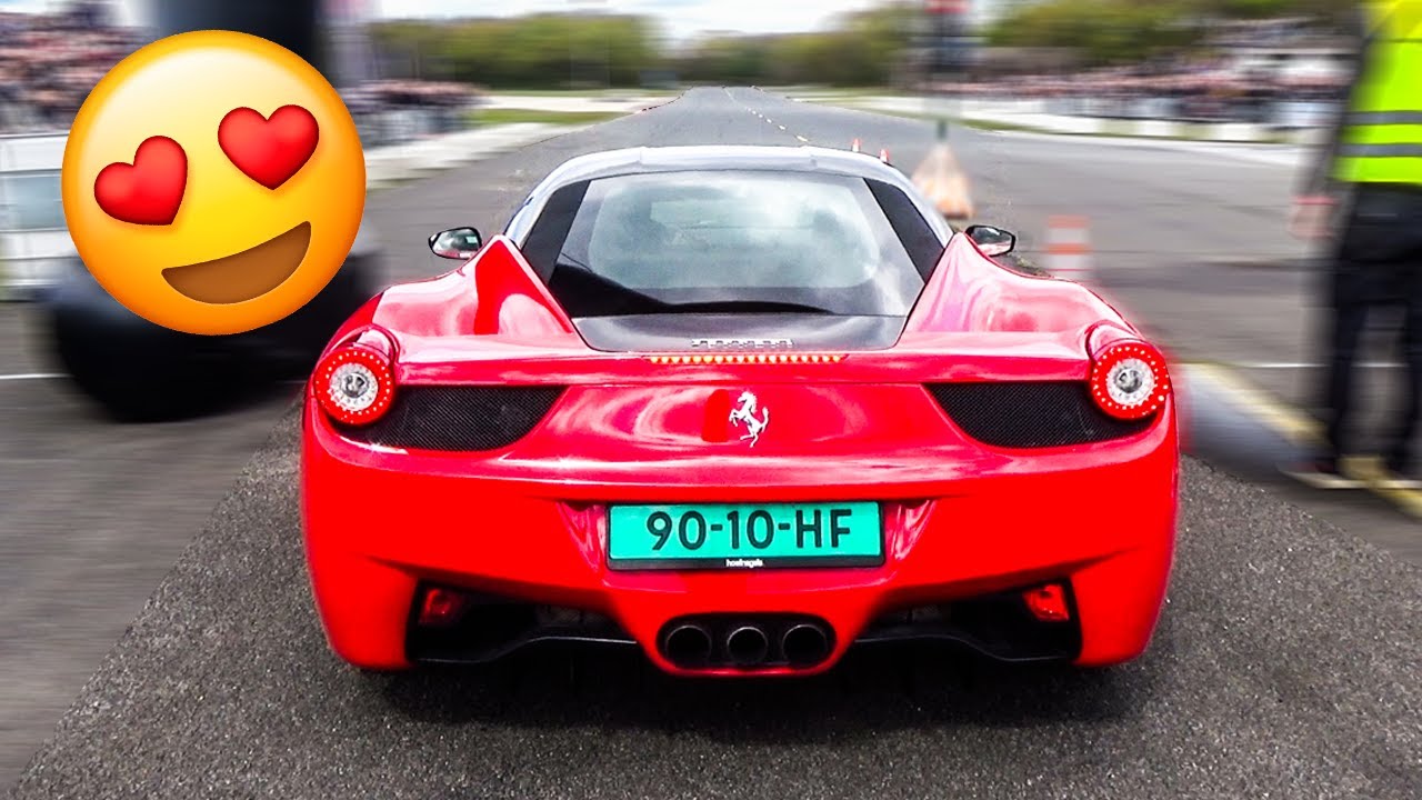 The Best Ferrari Sound Ever?! Ferrari 458 Italia on the Track! - YouTube