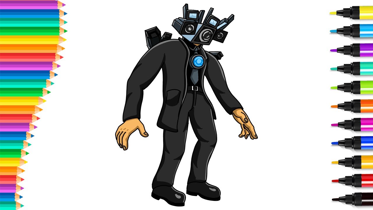How to DRAW TITAN CAMERAMAN - Skibidi Toilet - YouTube