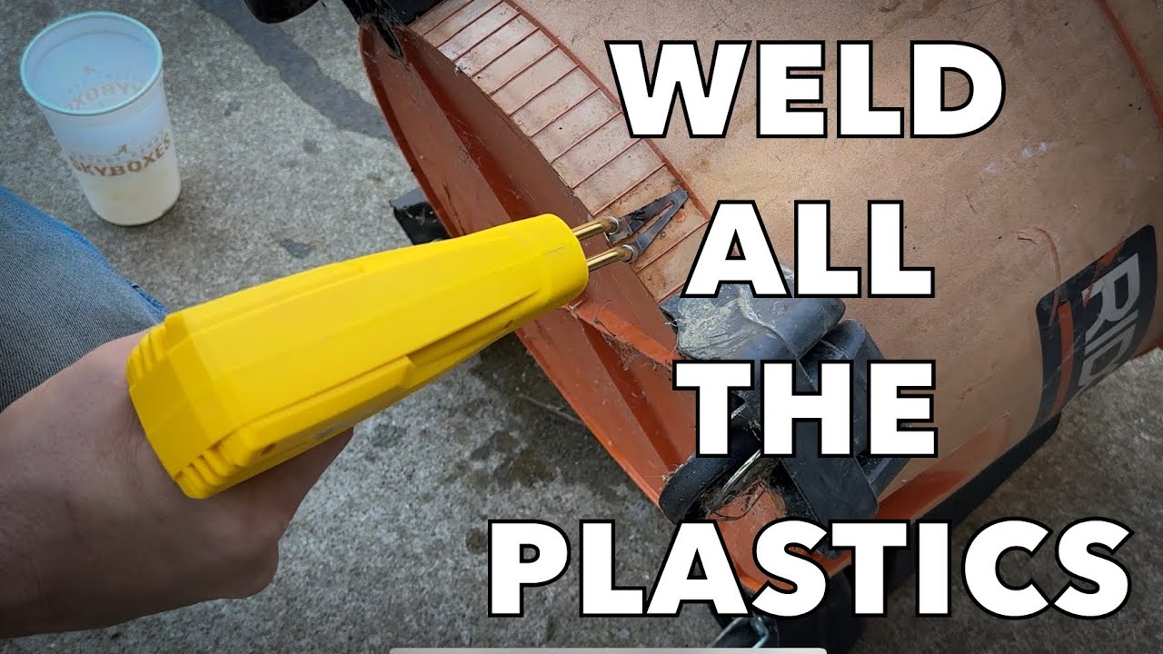 DIY | Weld Broken Plastics | Allturn 100W Plastic Welder - YouTube