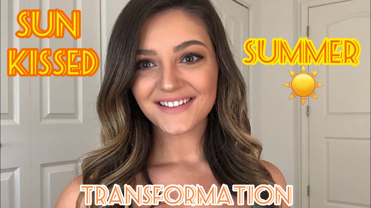 SUN KISSED SUMMER TRANSFORMATION | MAKEUP TUTORIAL - YouTube