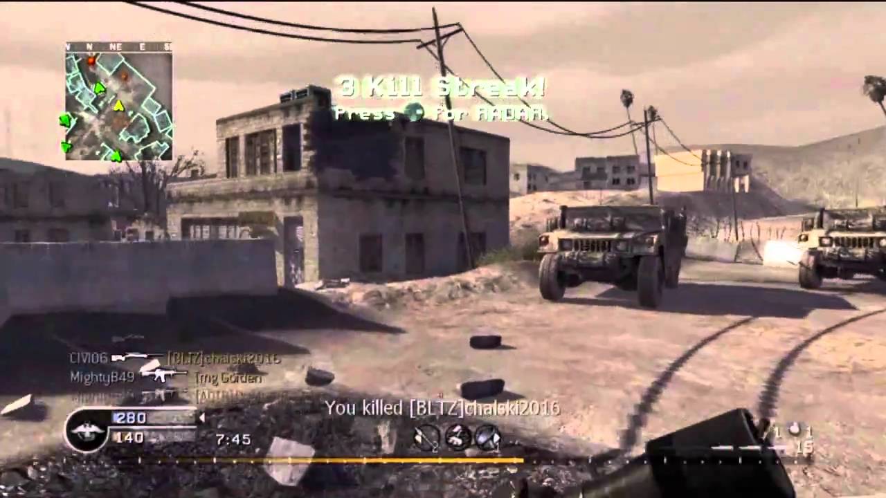CoD4: TDM on Ambush "ClVl06" - YouTube