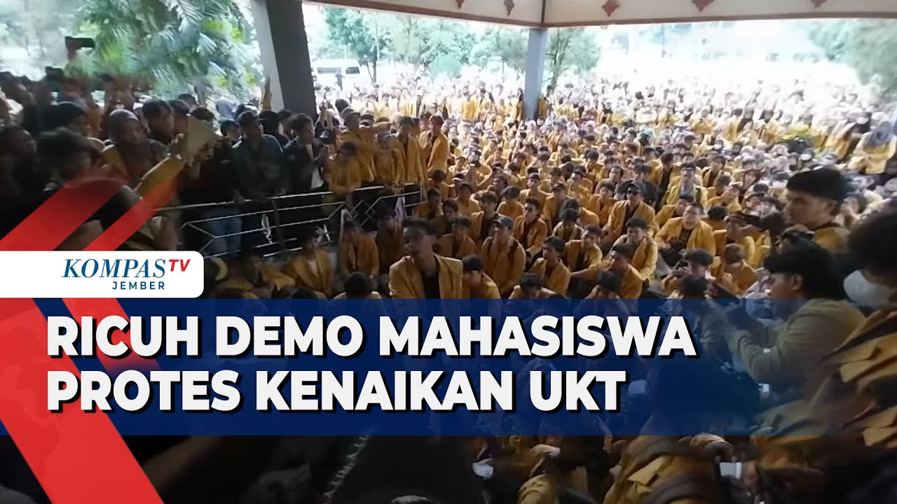 Demo Mahasiswa Protes Kenaikan UKT di Unsoed Berlangsung Ricuh! - YouTube