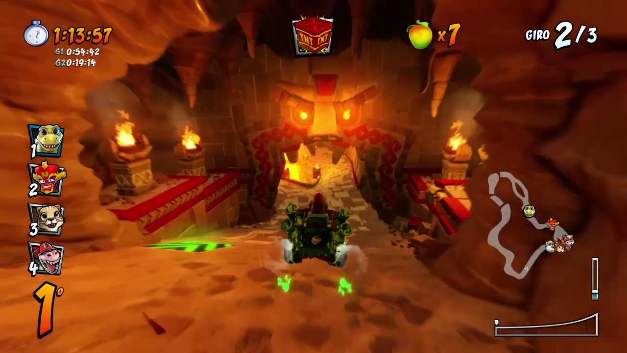 Ctr Crash team racing nitro fueled gameplay ita parte 2 per ps4 grotte ...
