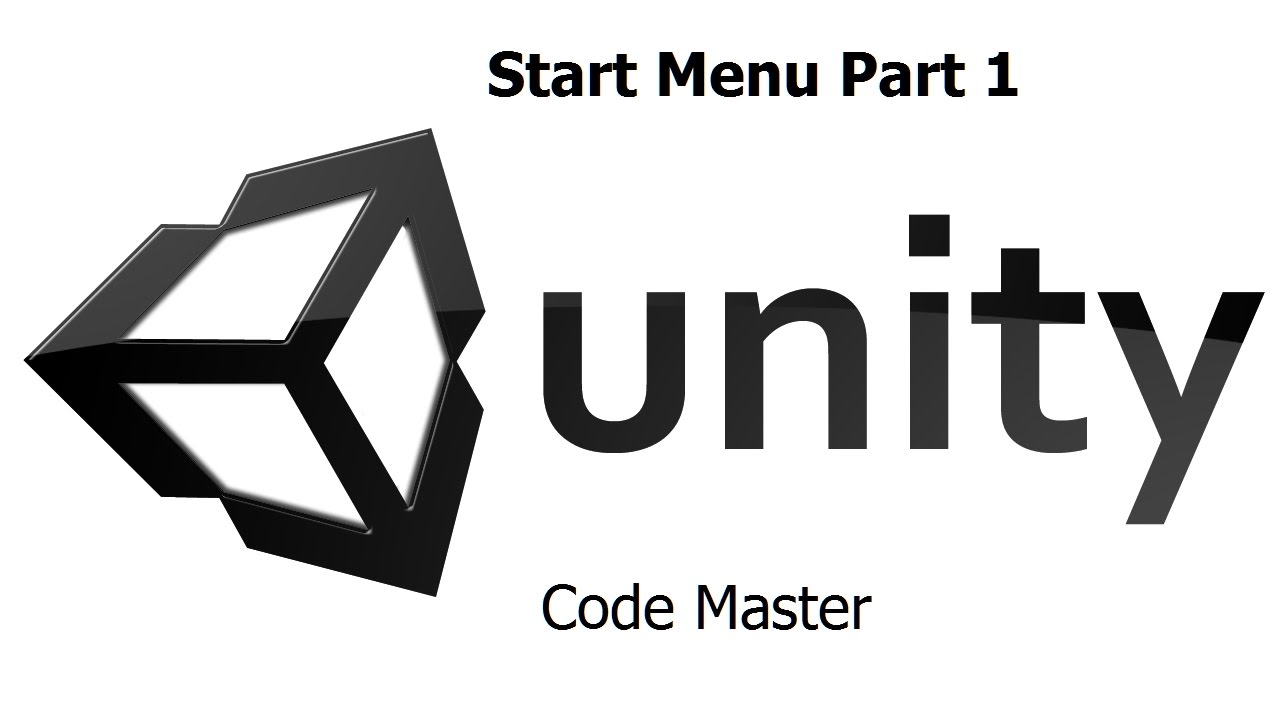 Unity Basics - Start Menu Part 1 - YouTube