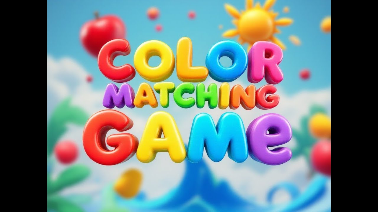 The Color Matching Game Song | Learn Colors Through Play 🌈 Educational ...