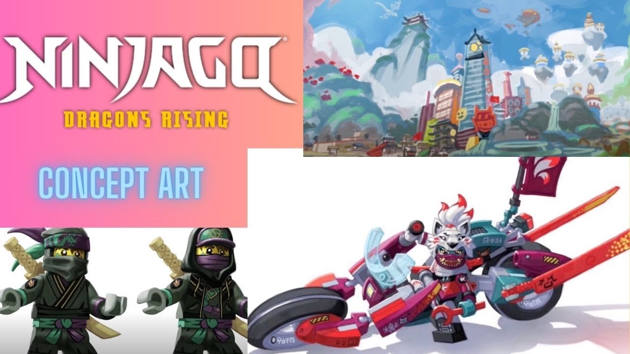 Ninjago Dragons Rising Concept Art Break Down!!!!! - YouTube
