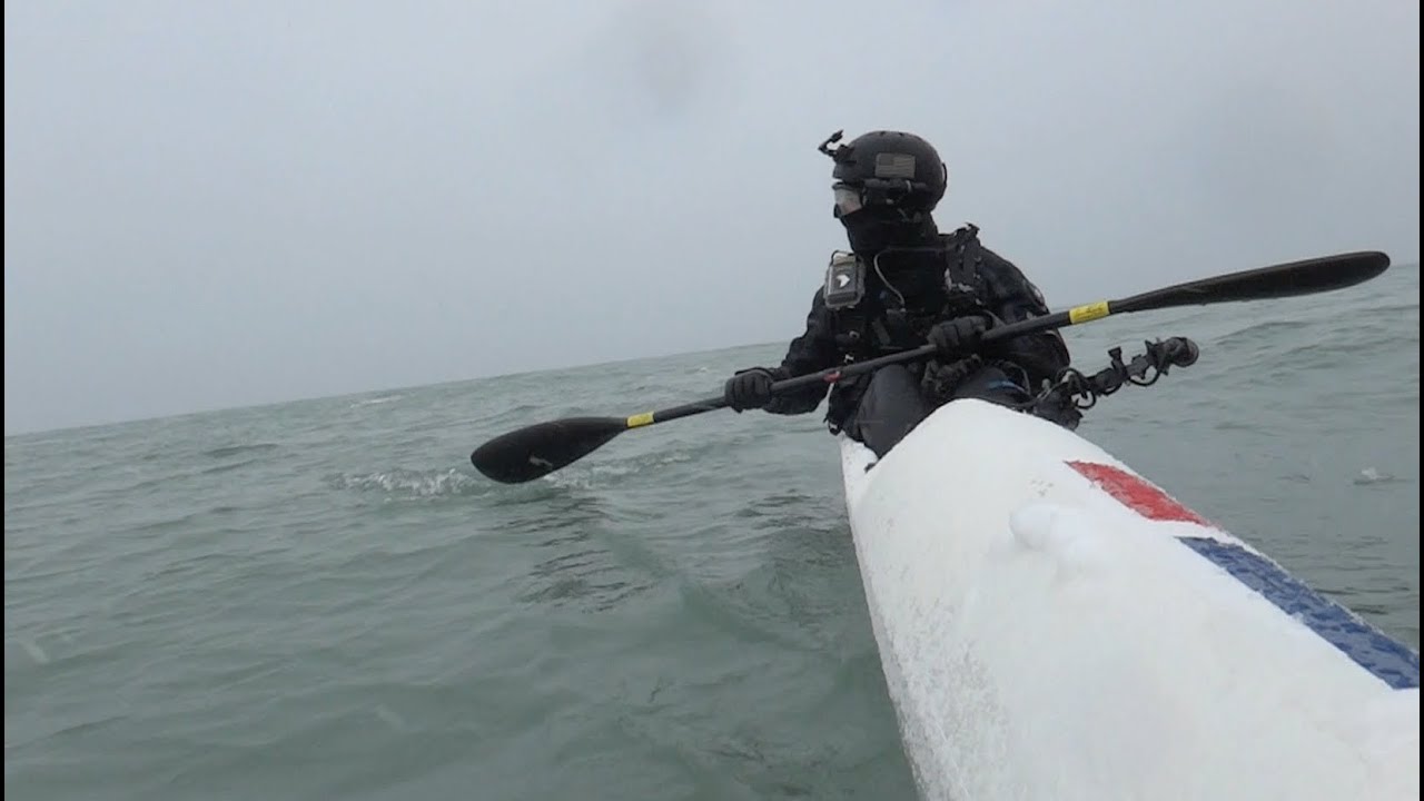 CAUGHT IN A SNOW STORM - KAYAKING LAKE ONTARIO - YouTube