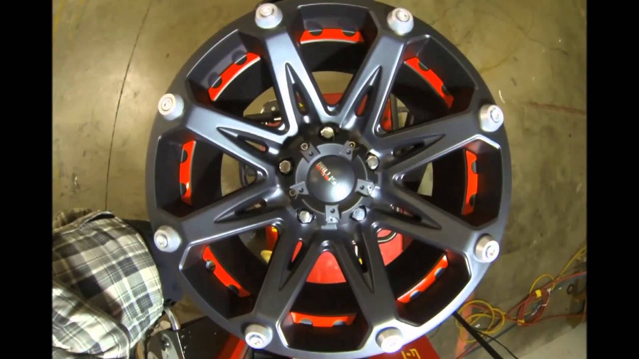 Ballistic Wheels Jester 814 Black machined with Red Stripe - YouTube