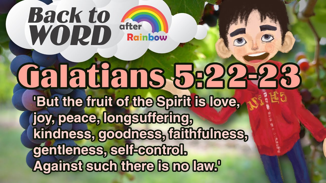 Galatians 5 22 23 Bible Verse Memory Verse For Kids YouTube Galatians 5 22 23 Bible Verse Memory Verse For Kids YouTube