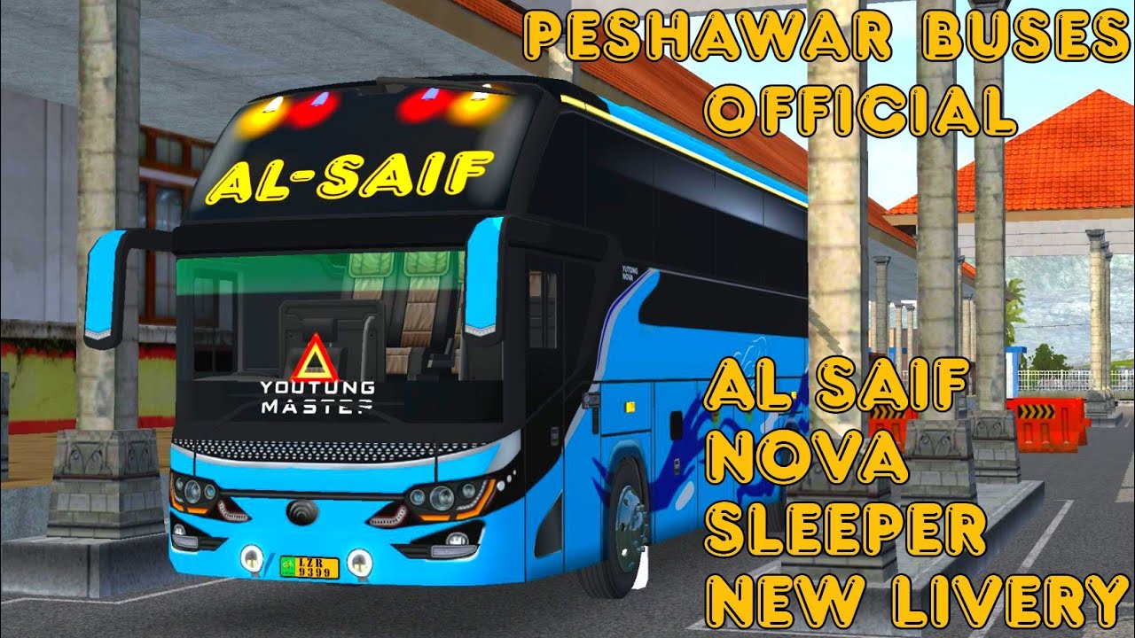 PBO AL-SAIF NEW NOVA SLEEPER BUS LIVERY LINK IN DESCRIPTION - YouTube