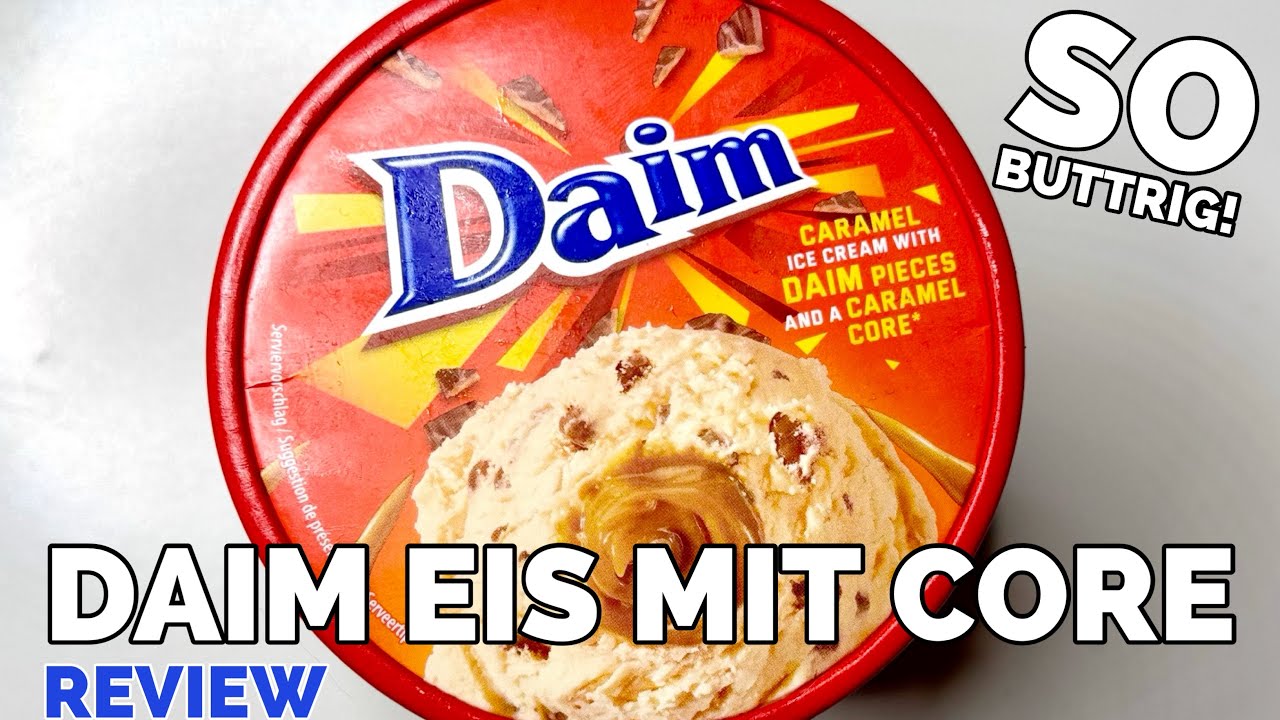DAIM EISCREME mit Karamellkern im Test: So buttrig! - YouTube
