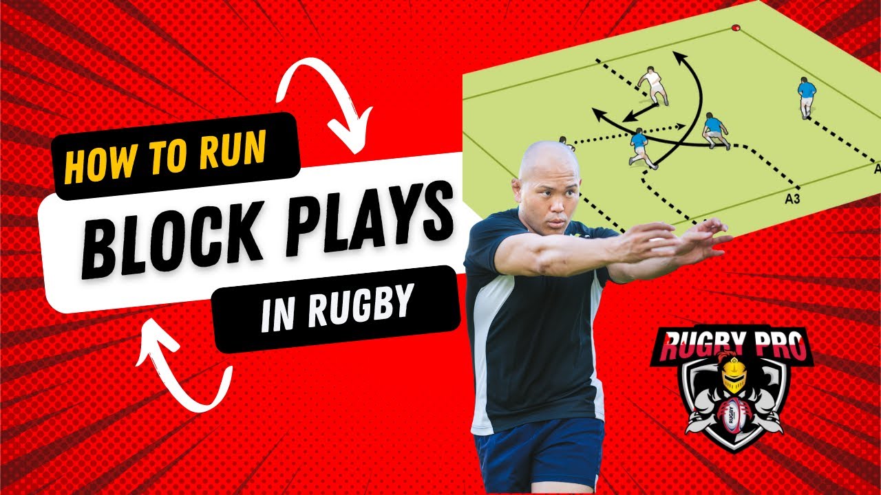 HOW TO RUN RUGBY BLOCK PLAYS #rugby #rugbyskills #rugbylove # ...