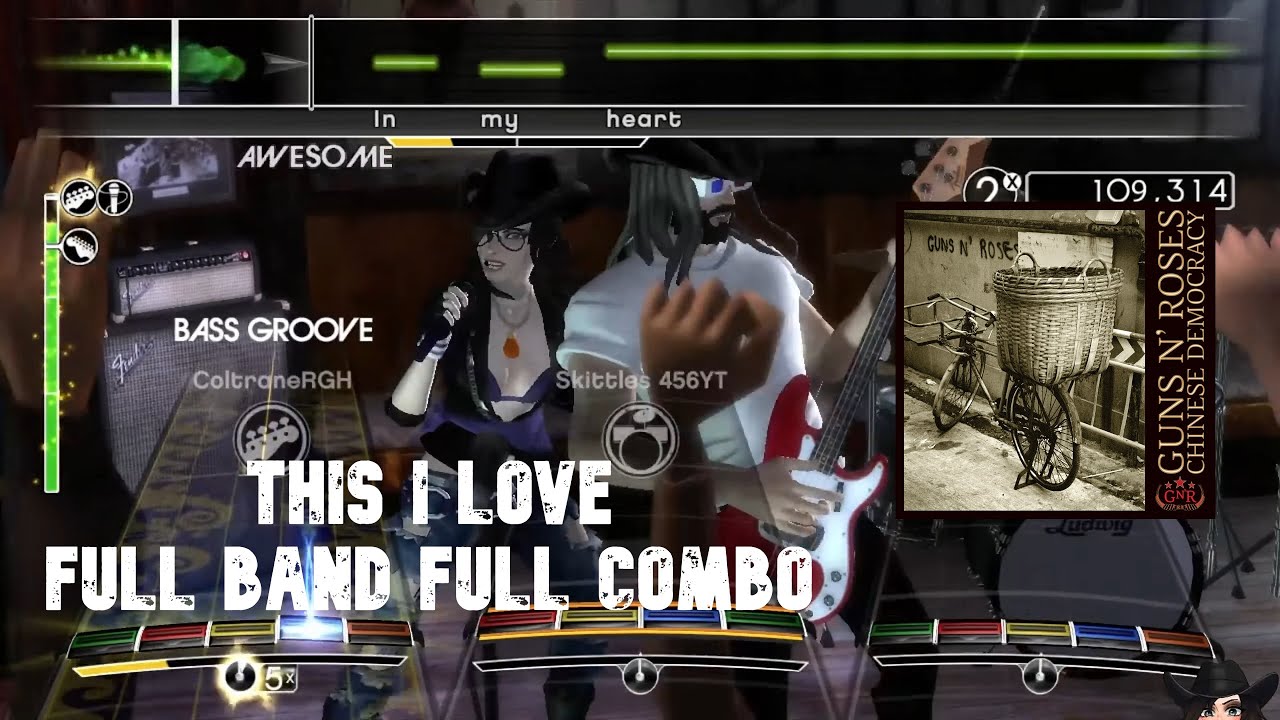 This I Love - Guns N' Roses | Rock Band Full Band Full Combo - YouTube