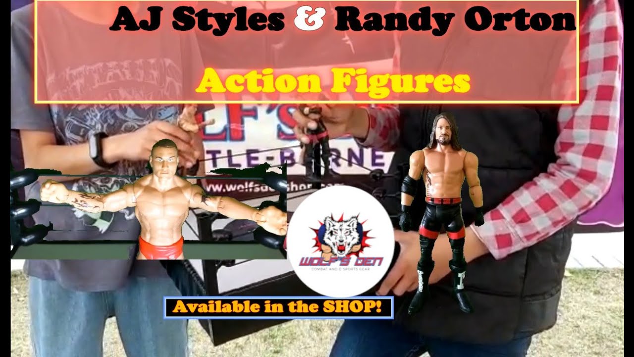 AJ Styles and Randy Orton Action Figures - YouTube