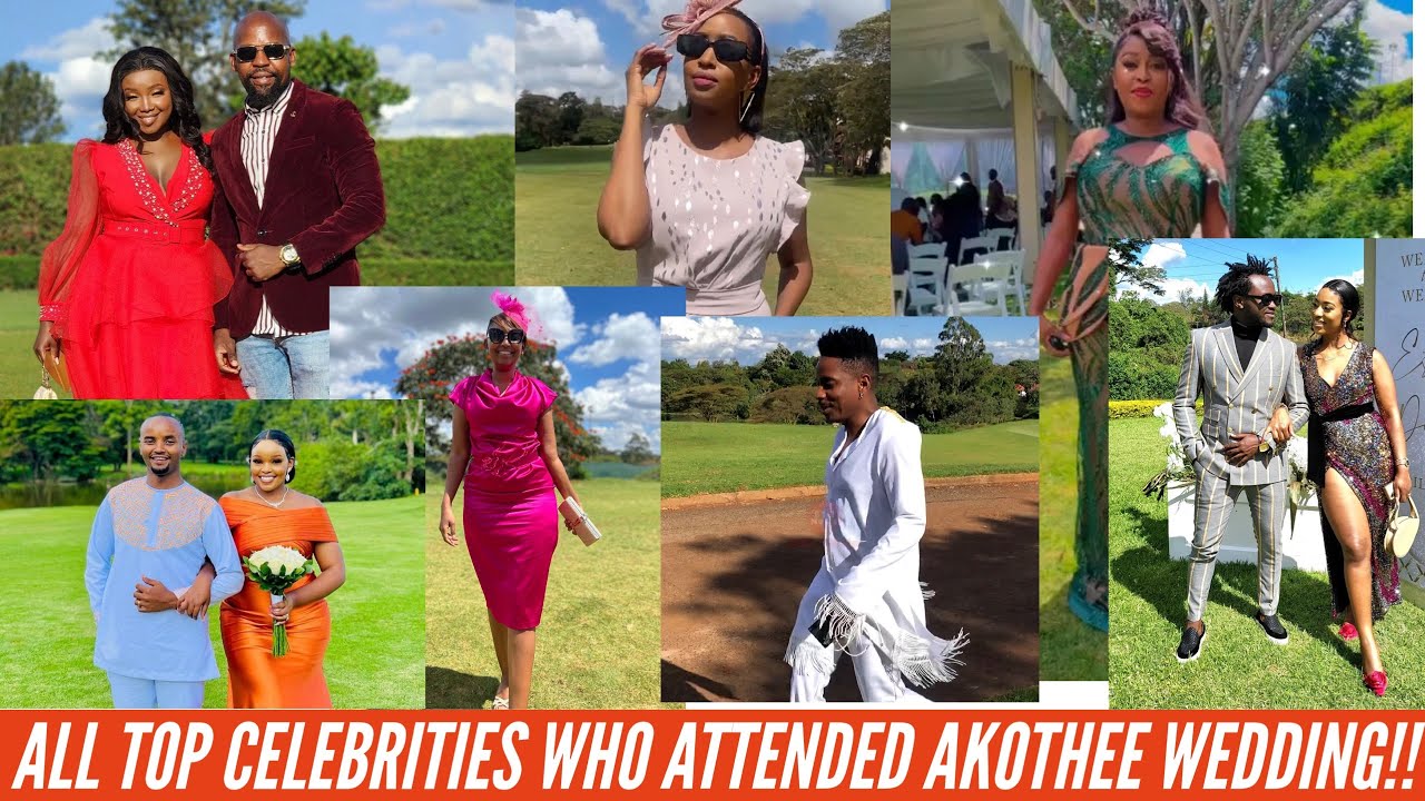 ALL TOP CELEBRITIES WHO ATTENDED AKOTHEE WEDDING CEREMONY! - YouTube