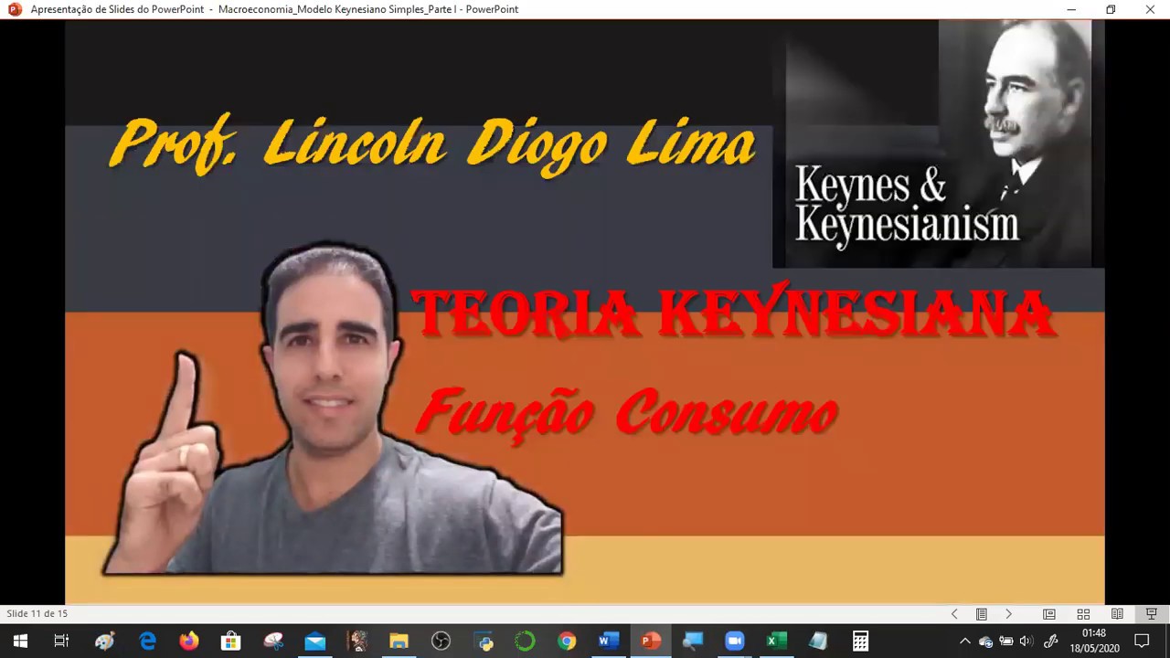 Aula 4 Teoria Keynesiana Funcão Consumo - YouTube