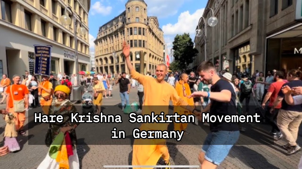 Hare Krishna Sankirtan Movement in Germany - YouTube