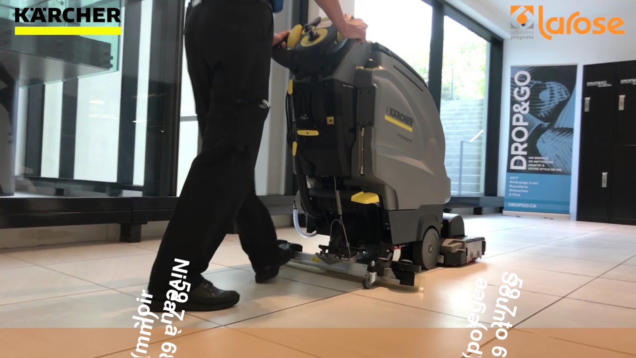 Autolaveuse à Plancher B 40 W Bp de Kärcher Avec Le Nettoyant Tout ...