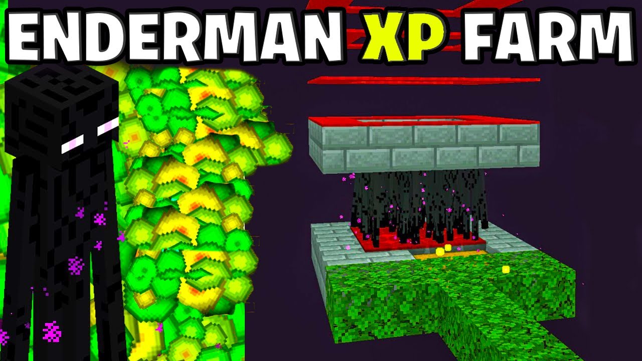 Minecraft Enderman XP Farm 1.20 Tutorial - Ender Pearl Farm in ...