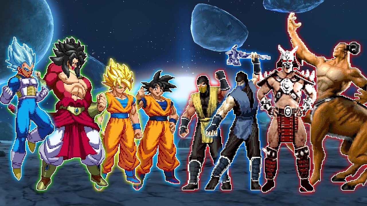 Dragon Ball Team VS Mortal Kombat Team - YouTube