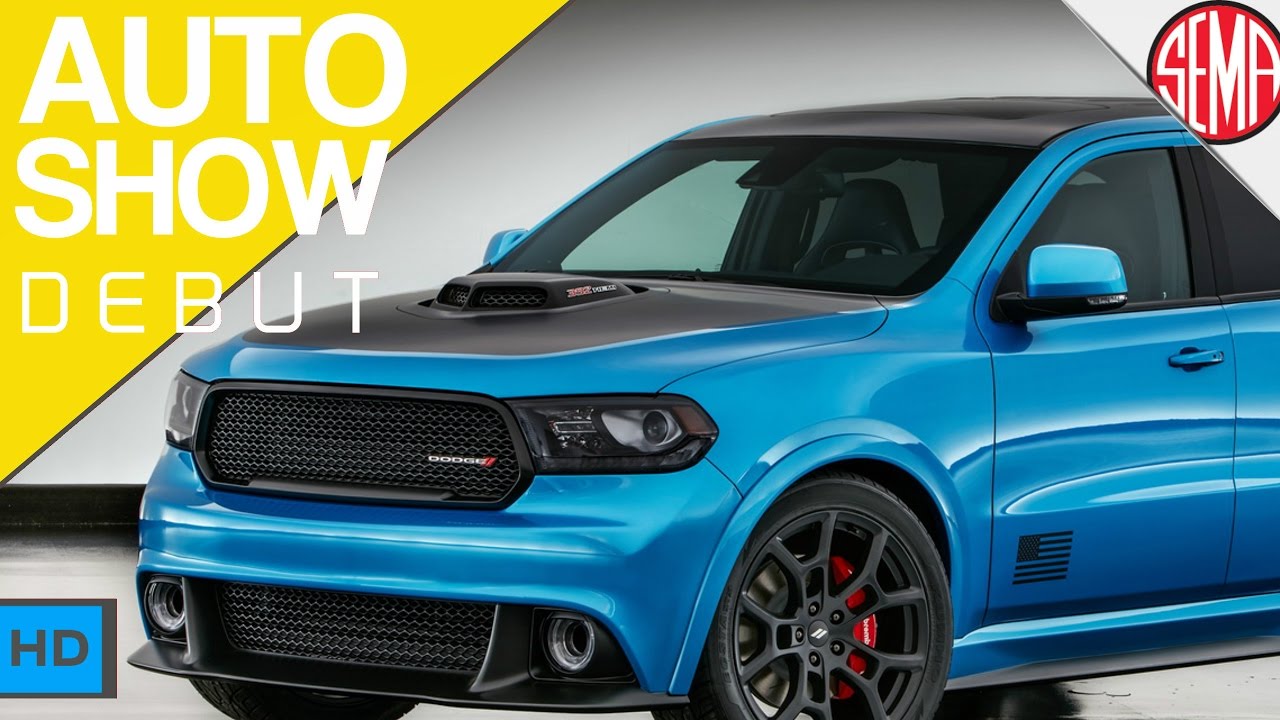 MOPAR 2017 DODGE DURANGO SHAKER CONCEPT 2016 SEMA - YouTube