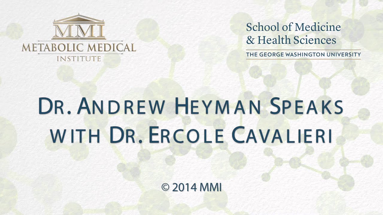 Dr. Andrew Heyman Interviews Ercole Cavalieri - YouTube