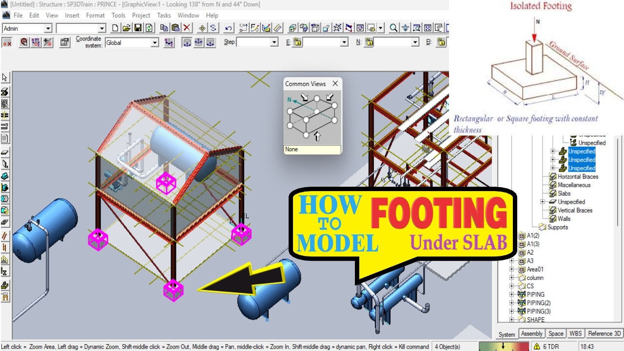 Unlock the Secrets: Master How to MODEL FOOTING in SP3D Like a Pro ...