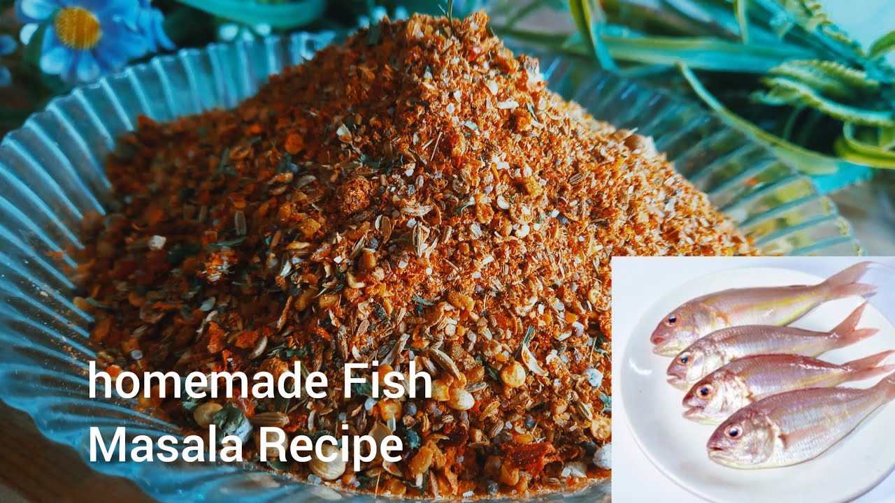 Secret Fish Masala Powder Recipe | secrets Spice Authentic Fish Fry ...