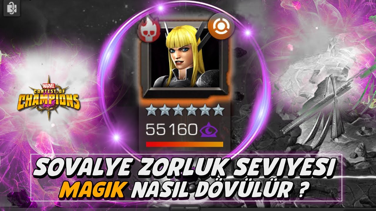 ŞÖVALYE ZORLUK SEVİYESİNDE Kİ BOSS MAGİK EN KOLAY NASIL GEÇİLİR - MCOC ...