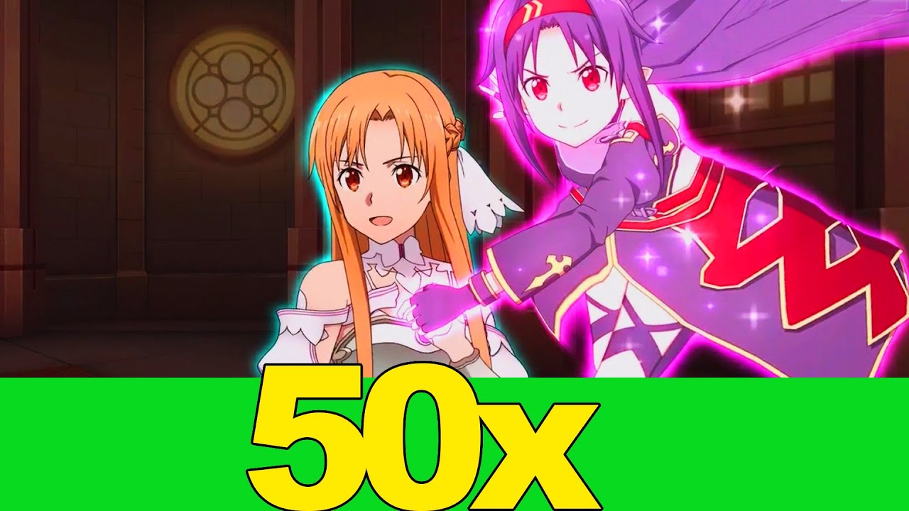 50x Asuna + Yuuki Powers Scouts | Sword Art Online: Alicization RS ...