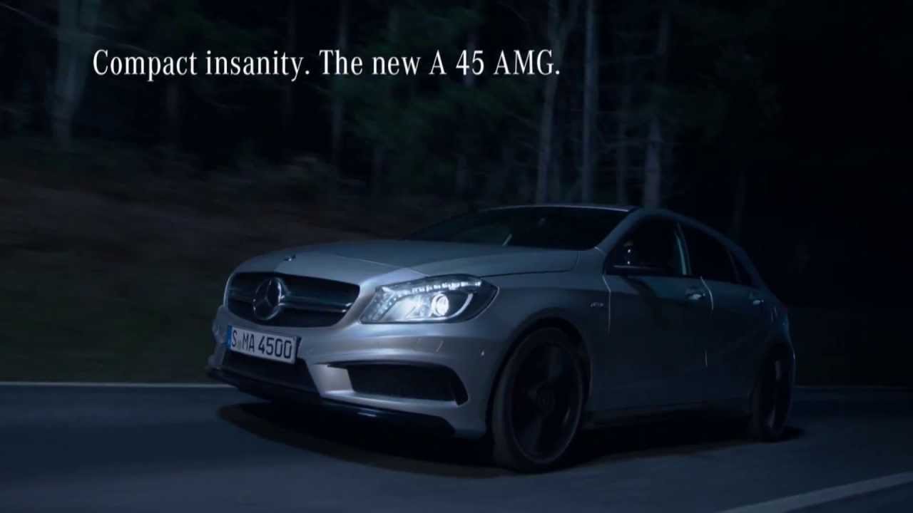 Mercedes Benz TV A 45 AMG TV commercial Apparition - YouTube