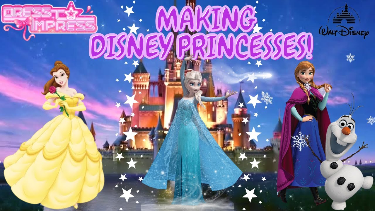 I PLAY DTI, BUT ONLY MAKE DISNEY PRINCESSES! (PART 2) - YouTube