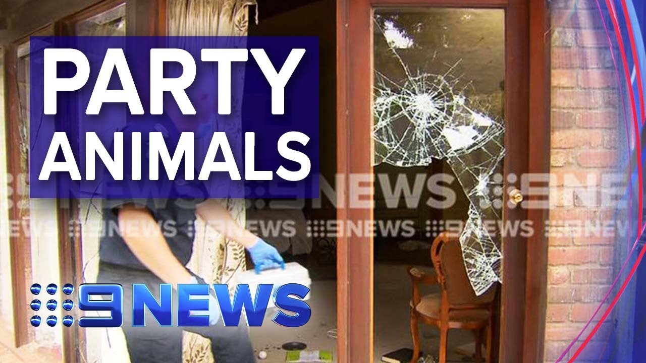 Out of control teen party trashes luxury home | Nine News Australia ...