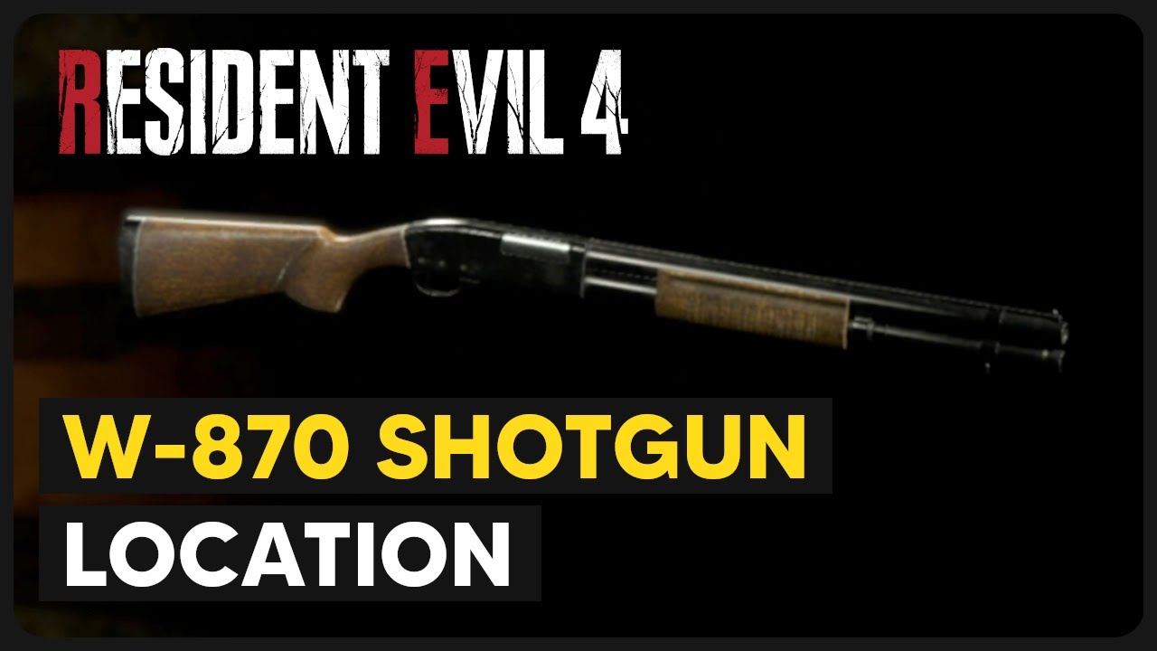 Resident Evil 4 Remake - W-870 Shotgun Location - YouTube