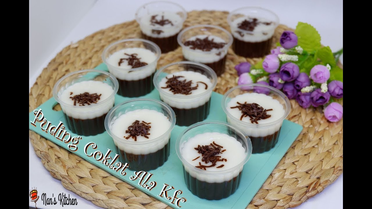 RESEP PUDING COKLAT ALA KFC - YouTube